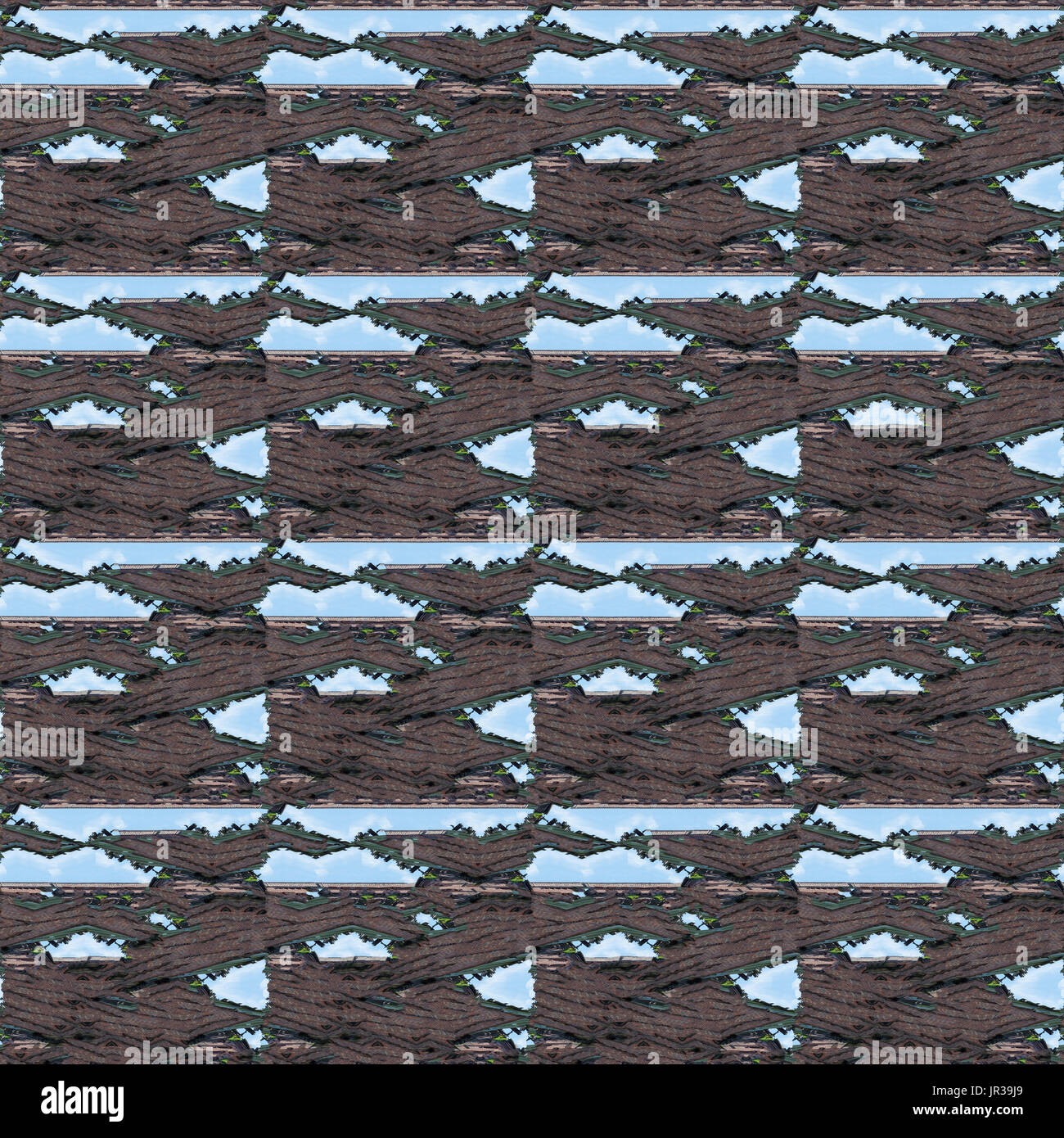 abstract sky and bricks seamless pattern Stock Photo - Alamy