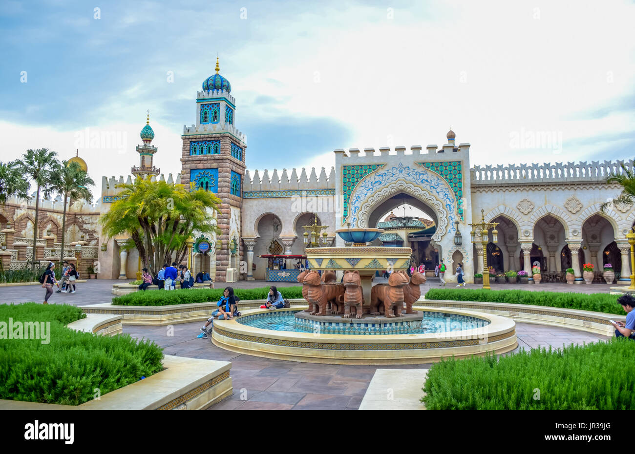 CHIBA, JAPAN: Arabian Coast attraction area in Tokyo Disneysea located ...