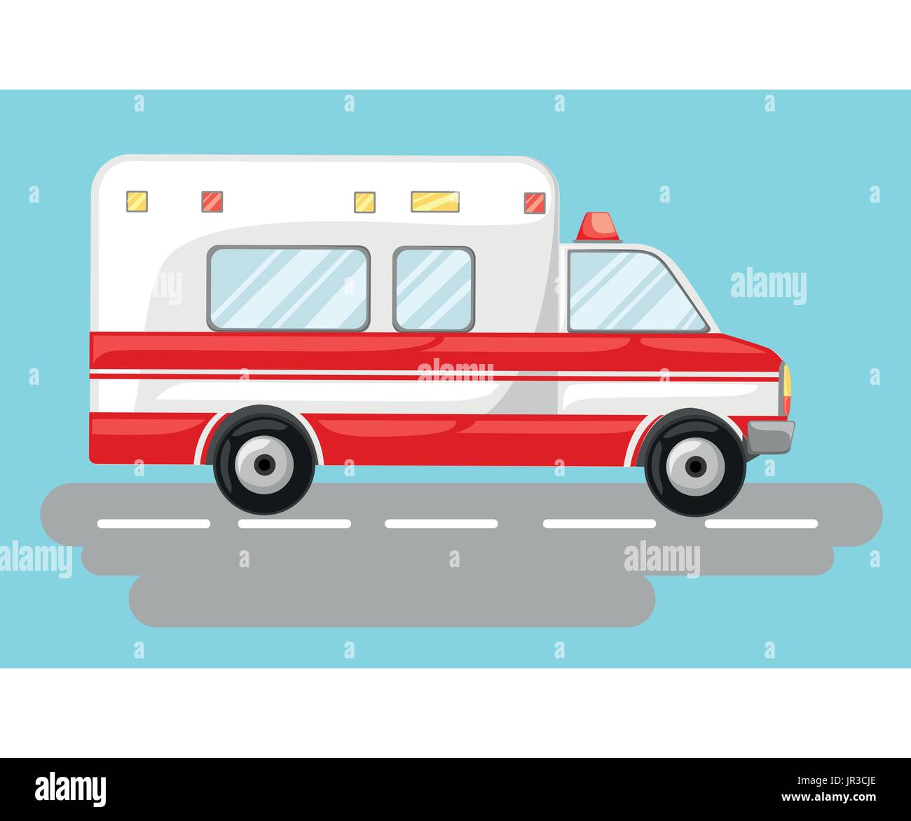Cartoon ambulance hi-res stock photography and images - Alamy