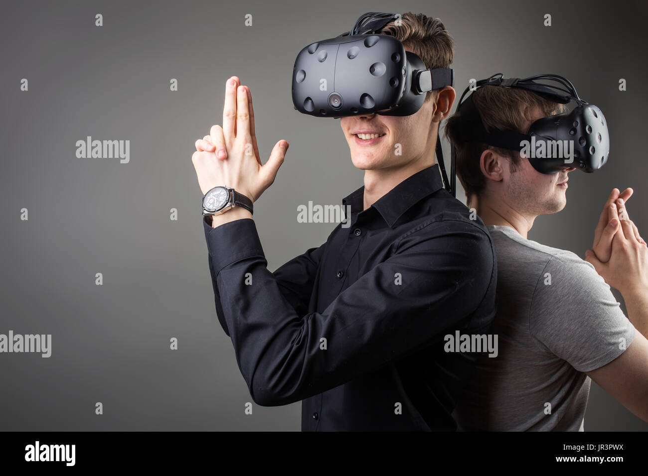 Woman man hands joysticks hi-res stock photography and images - Alamy