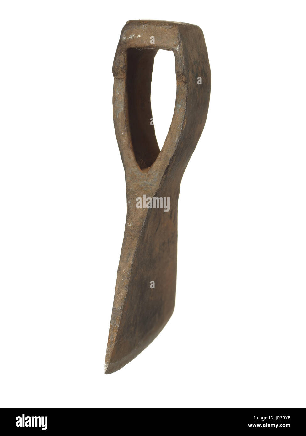 Old rusty ax without handle isolated on white background Stock Photo ...
