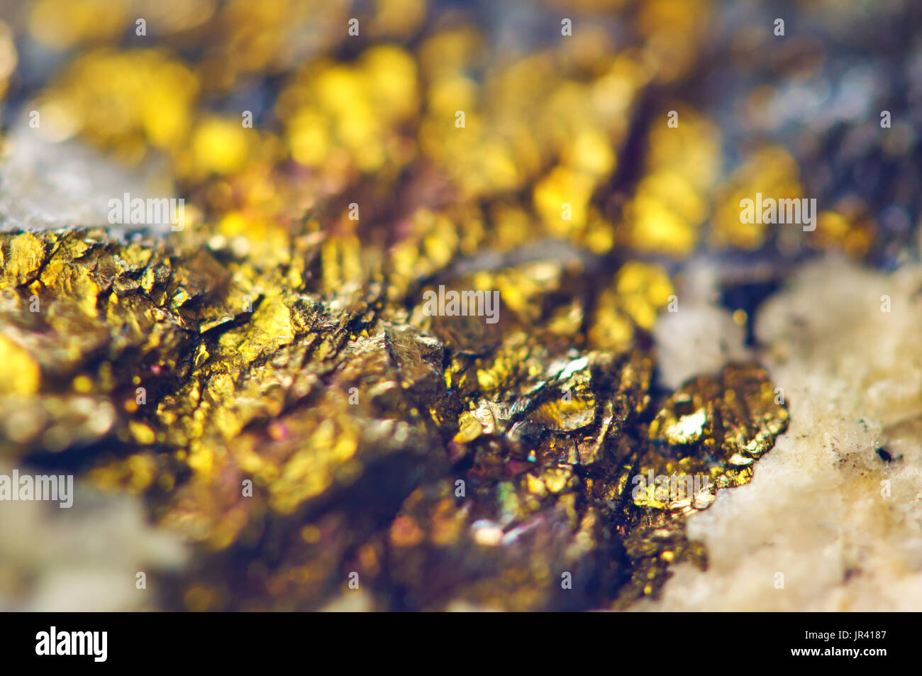 Golden Abstract background from natural mineral. Macro Stock Photo - Alamy