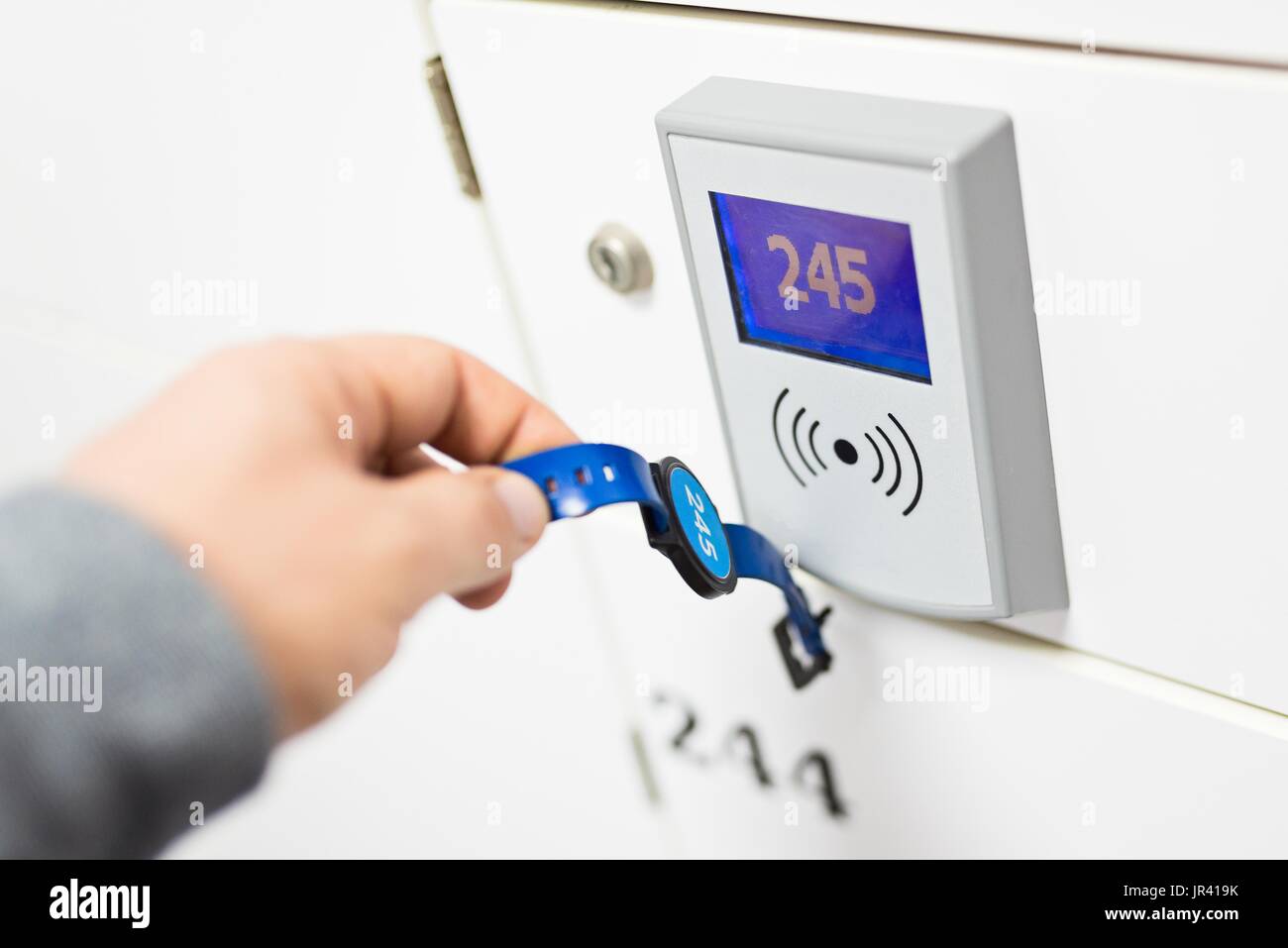 Pool locker room hi-res stock photography and images - Alamy