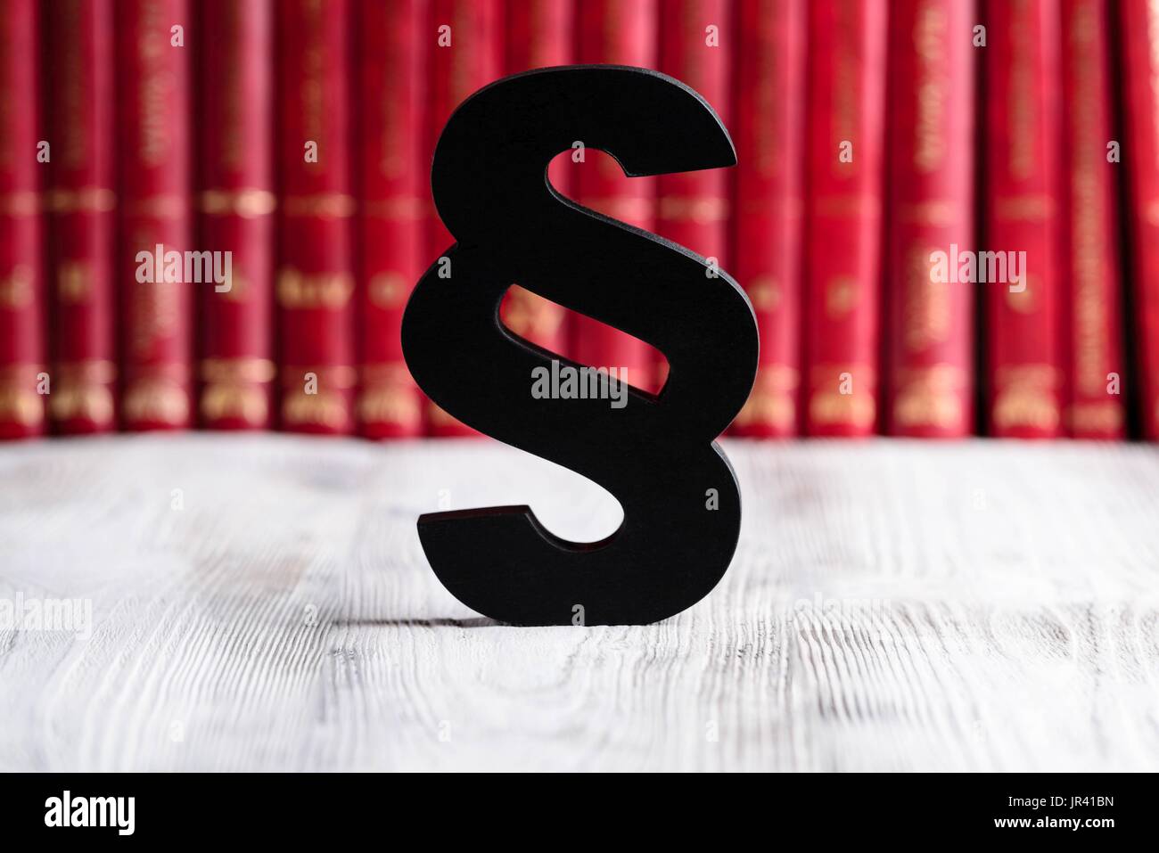 Black wooden paragraph the symbol of law in court library with legal ...