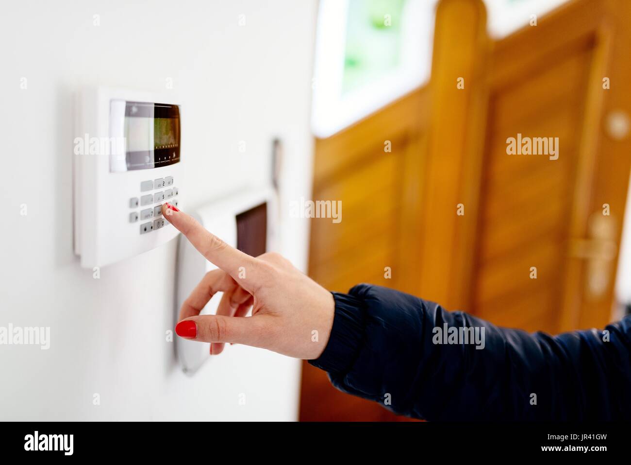 Keypad alarm hi-res stock photography and images - Alamy