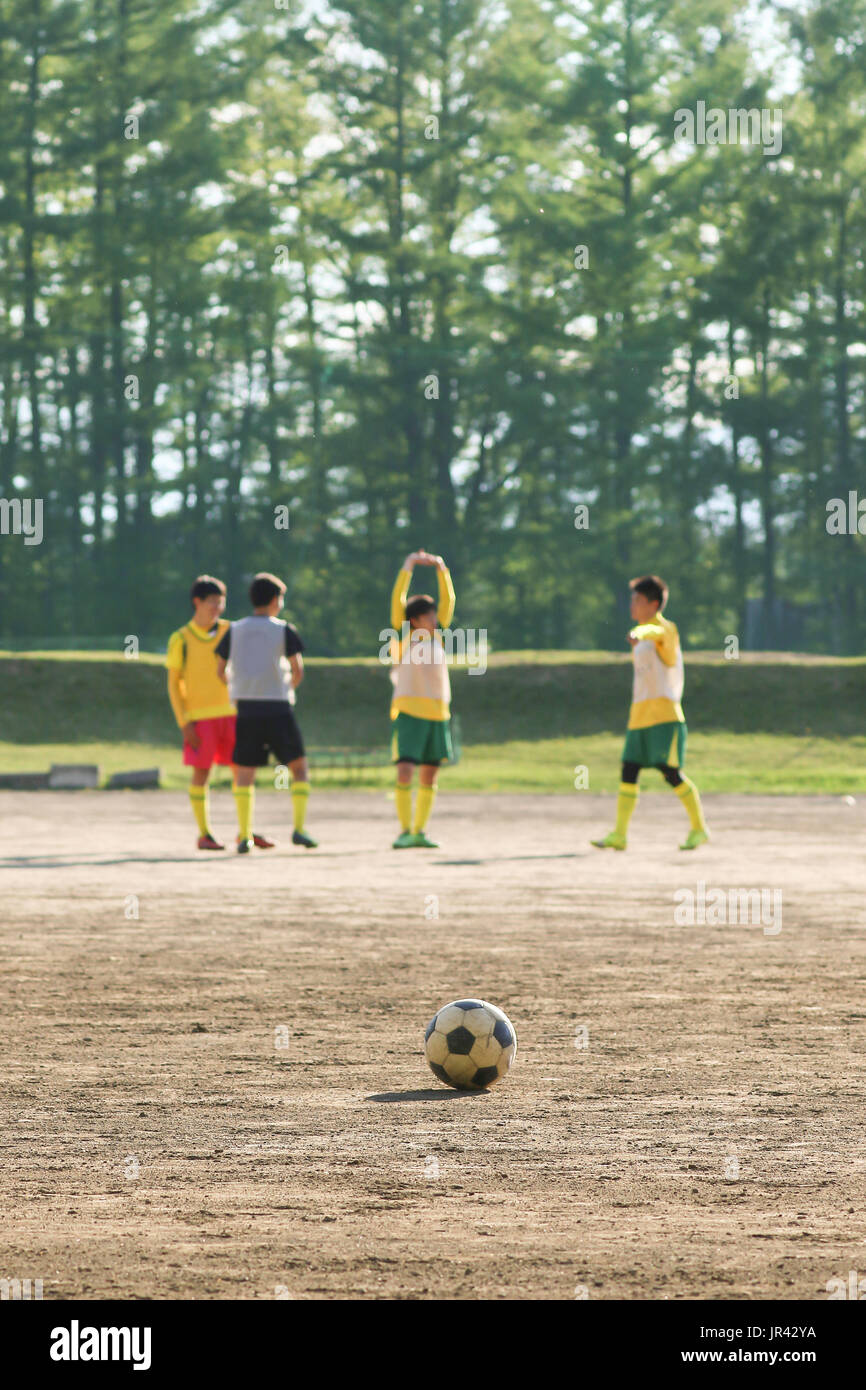 Soccer Practice after School Stock Photo - Alamy