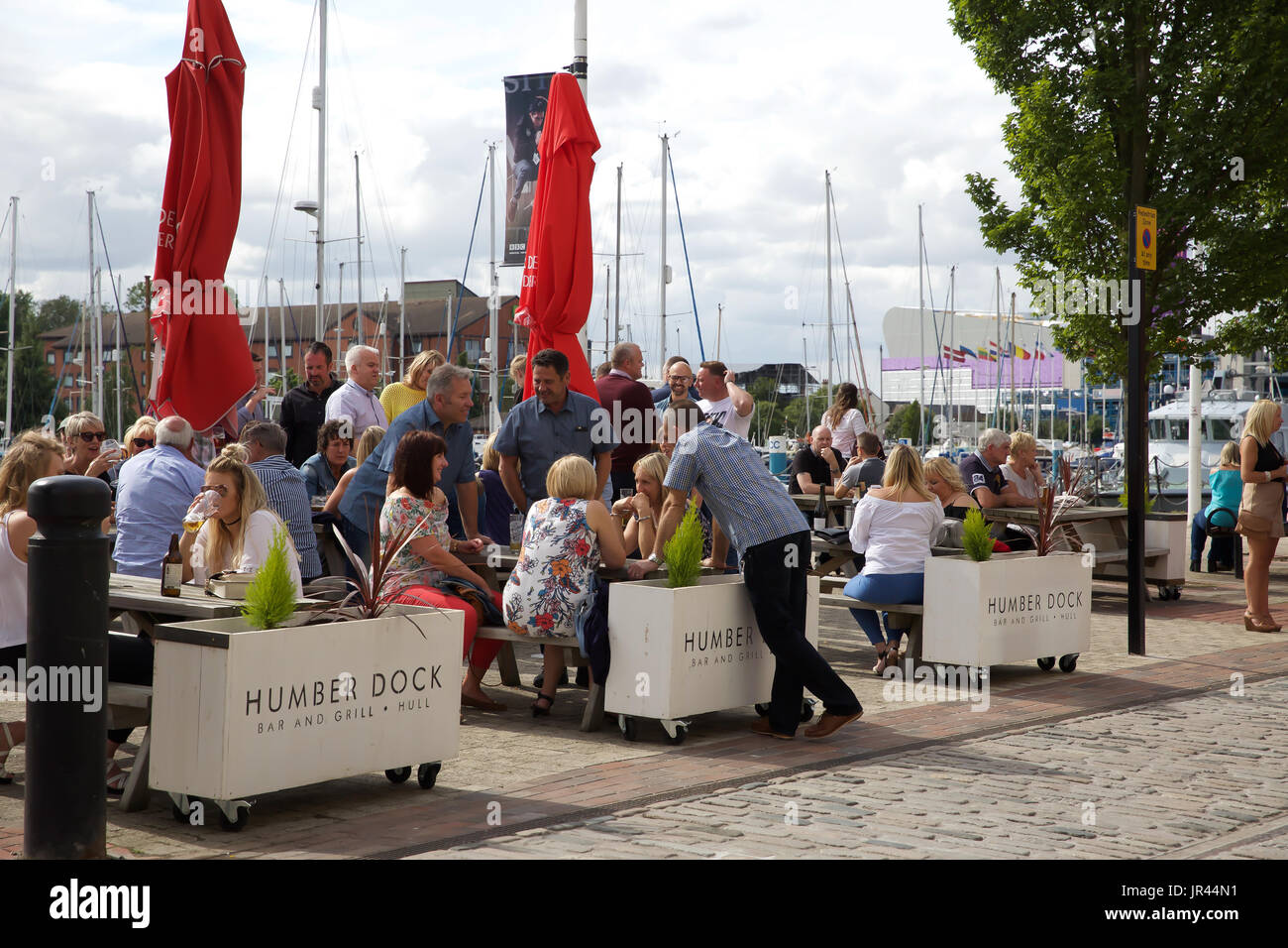 Hull Marina and humber dock in Kingston Upon Hull Stock Photo - Alamy