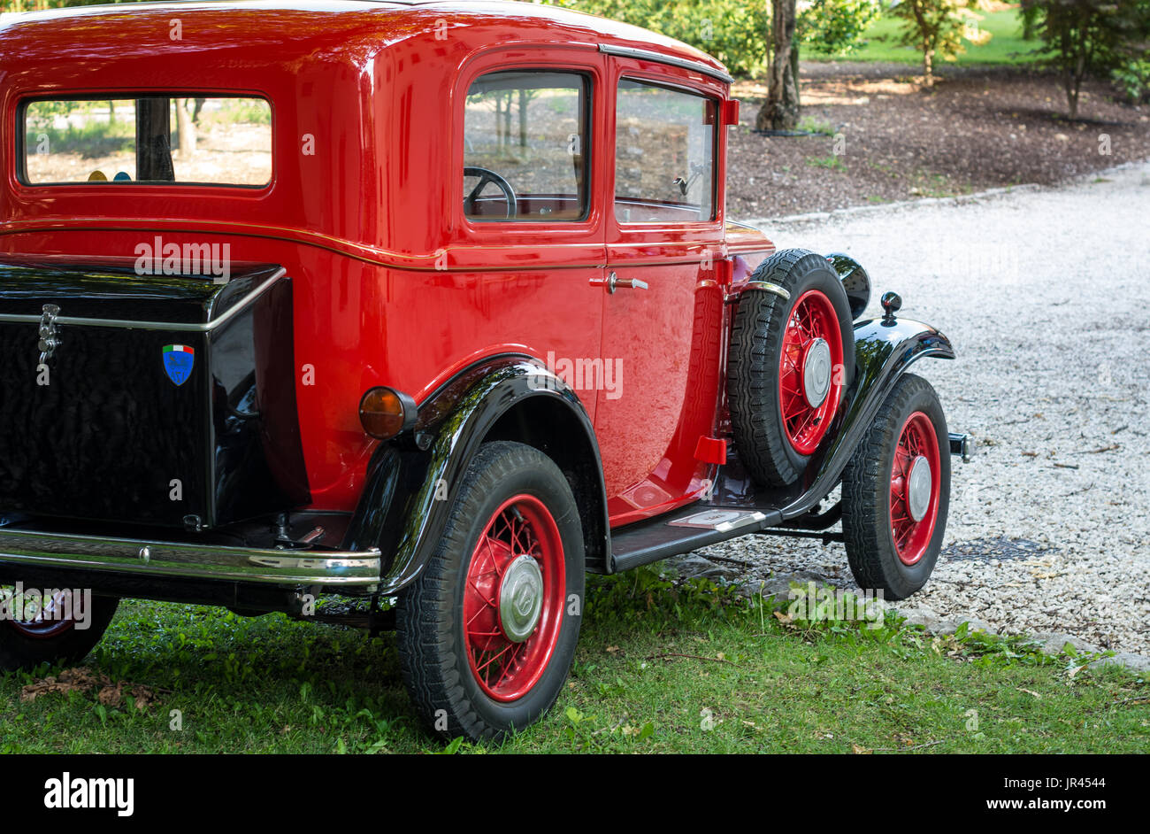 Vintage car 1934 fiat balilla, Italy, Europe Stock Photo - Alamy