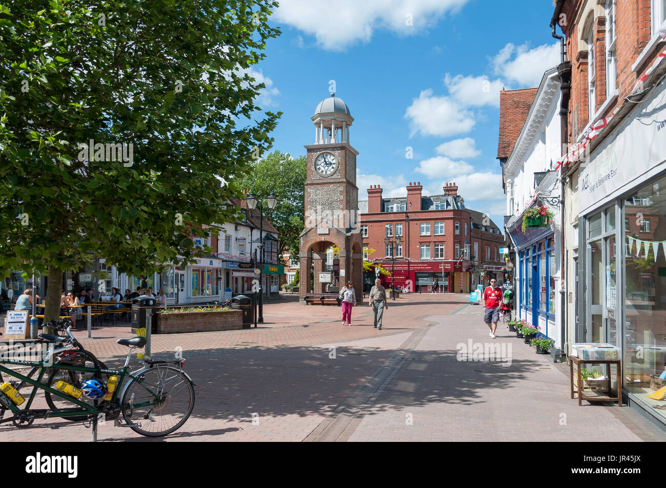 Clock Tower in Market Square, Chesham, Buckinghamshire, England, United ...
