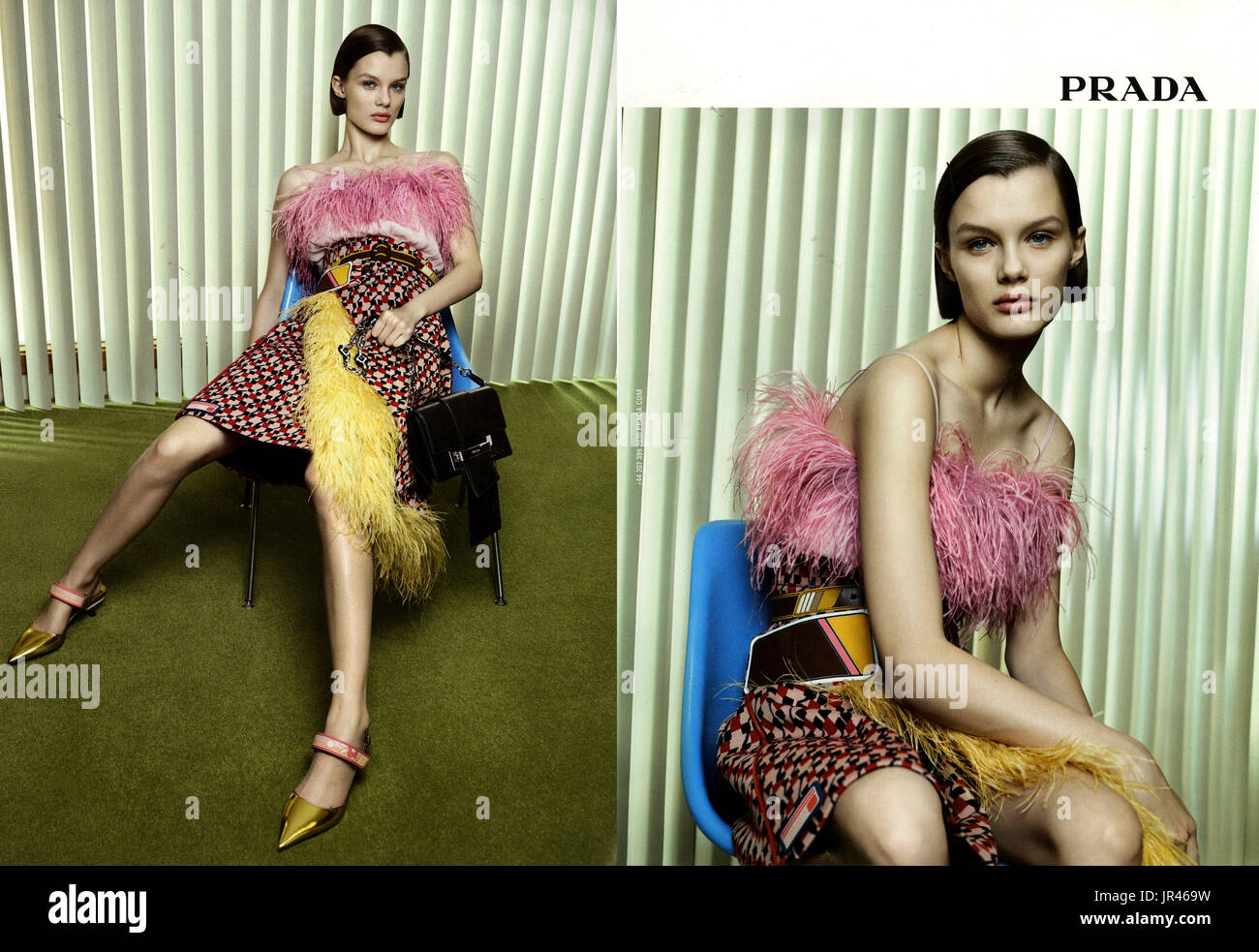 2010s UK Prada Magazine Advert Stock Photo - Alamy