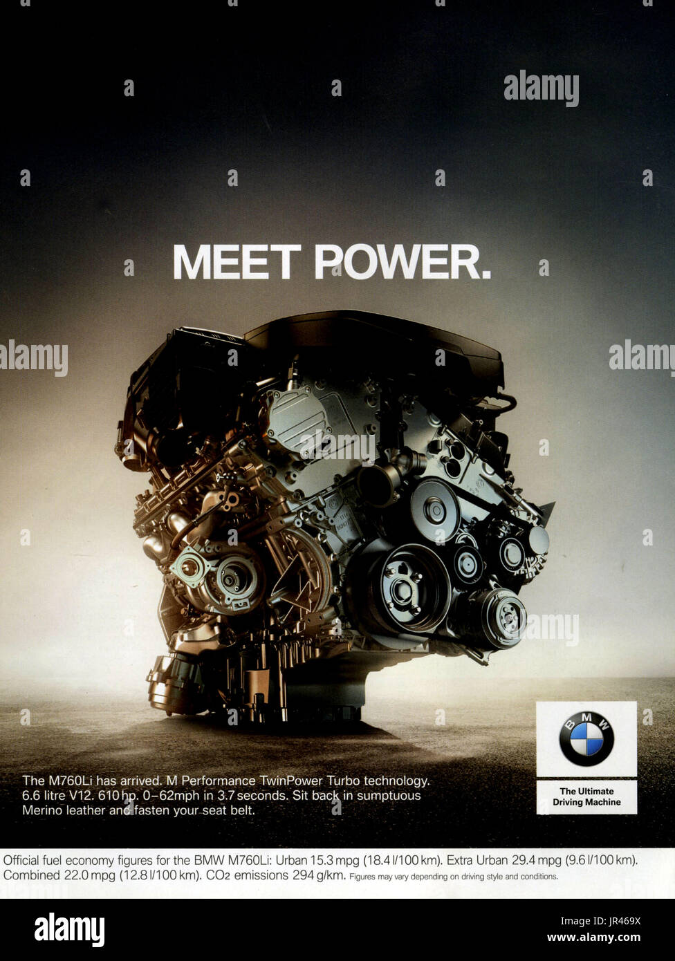 2010s UK BMW Magazine Advert Stock Photo - Alamy