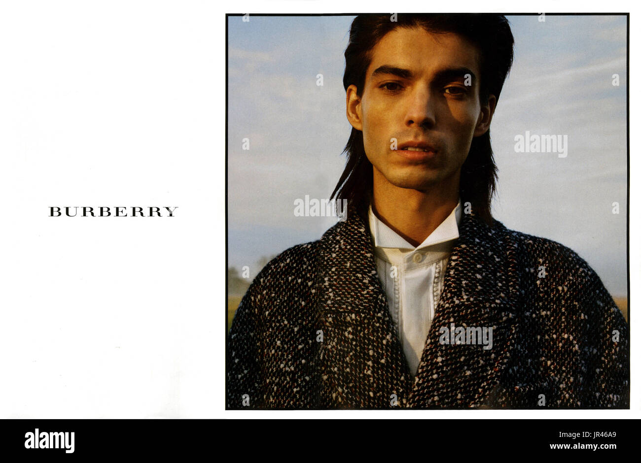 2010s UK Burberry Magazine Advert Stock Photo - Alamy
