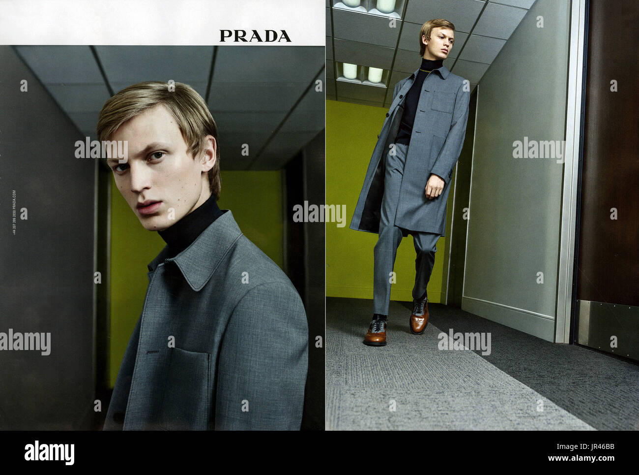 2010s UK Prada Magazine Advert Stock Photo - Alamy