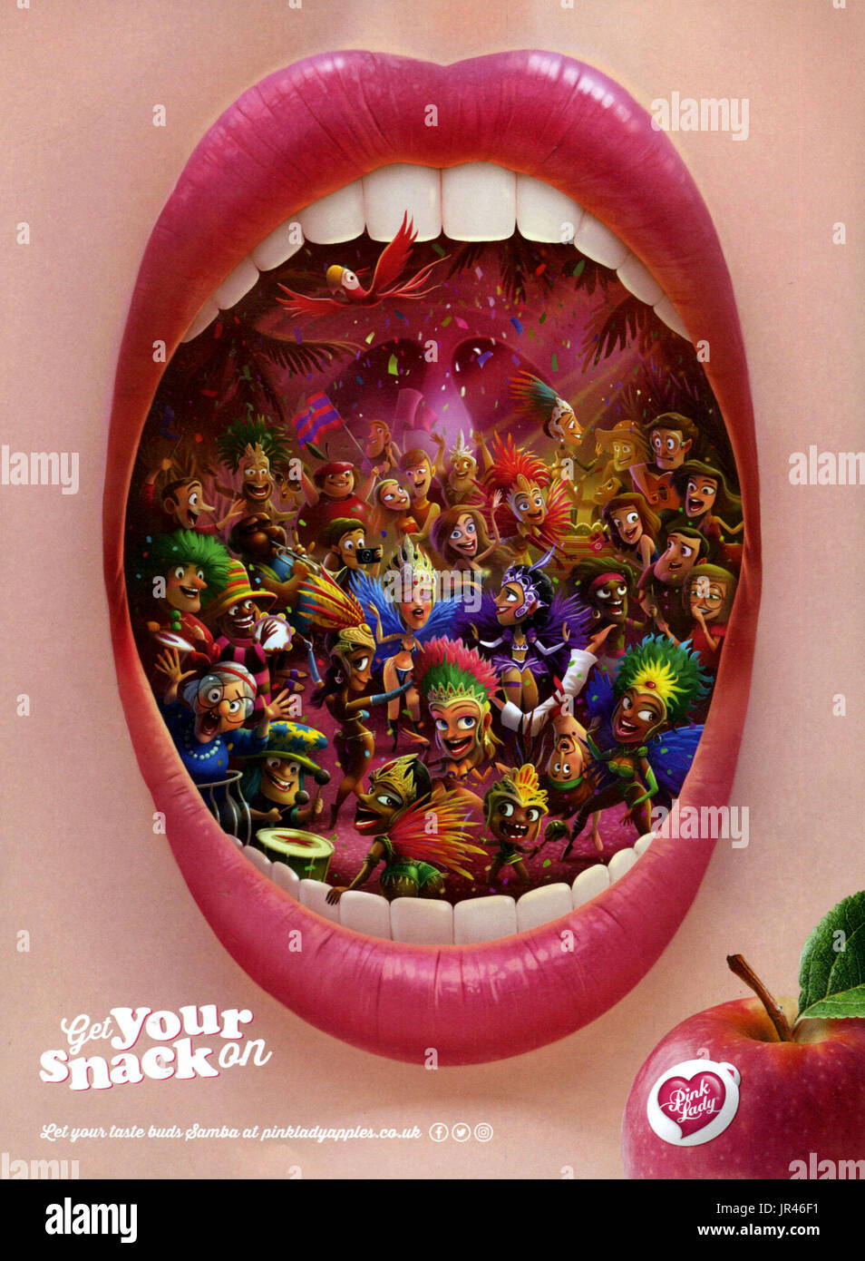 2010s UK Pink Lady Magazine Advert Stock Photo - Alamy