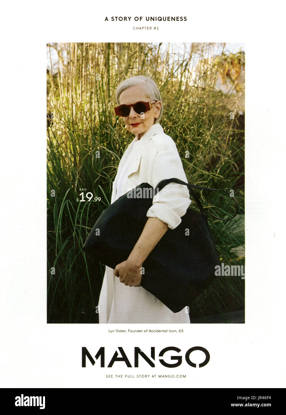 2010s UK Mango Magazine Advert Stock Photo - Alamy