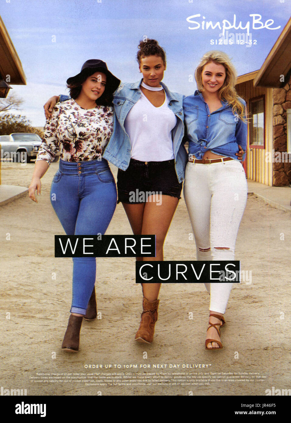 2010s UK Simply Be Magazine Advert Stock Photo - Alamy