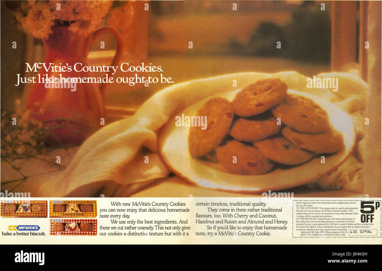 Mcvitie's biscuits advert hi-res stock photography and images - Alamy