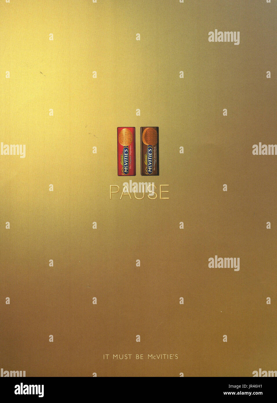 Mcvities digestives advert hi-res stock photography and images - Alamy