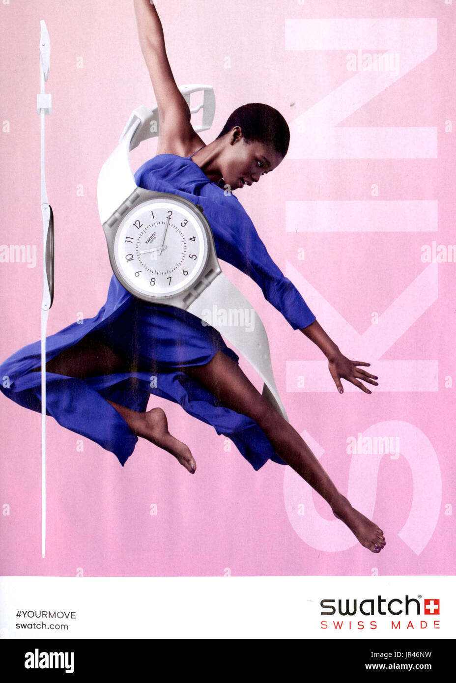 2010s UK Swatch Magazine Advert Stock Photo - Alamy