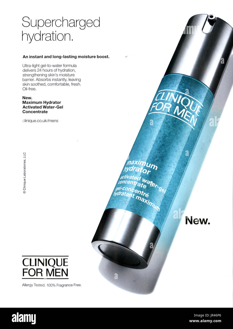 2010s UK Clinique Magazine Advert Stock Photo - Alamy