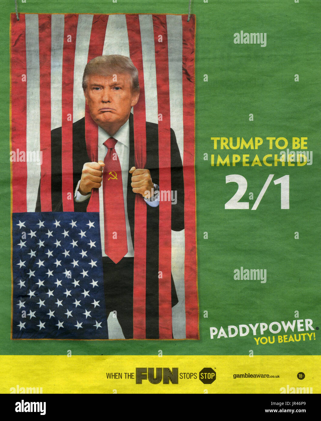 2010s UK Paddy Power Magazine Advert Stock Photo - Alamy