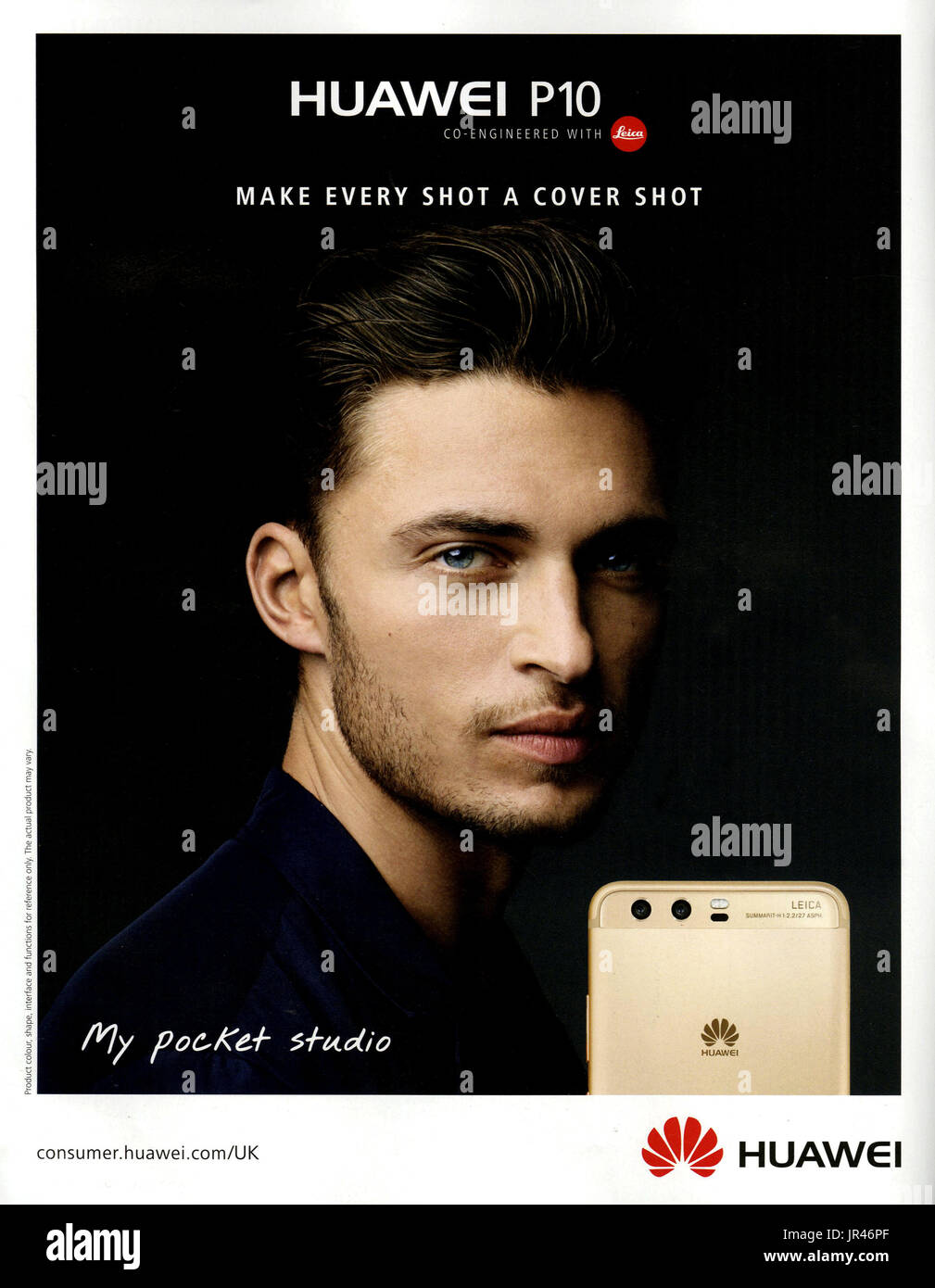 2010s UK Huawei Magazine Advert Stock Photo - Alamy