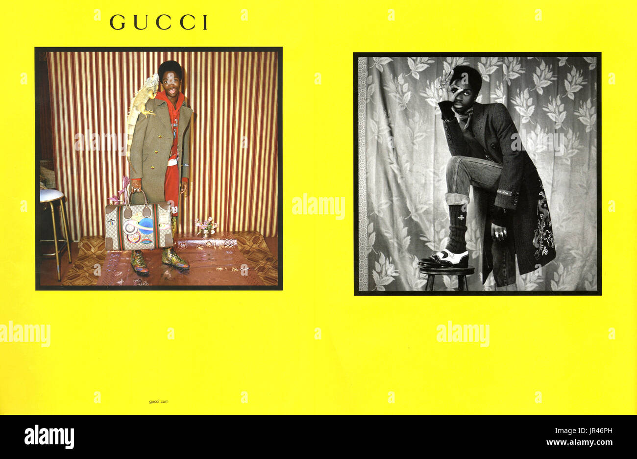 2010s UK Gucci Magazine Advert Stock Photo - Alamy