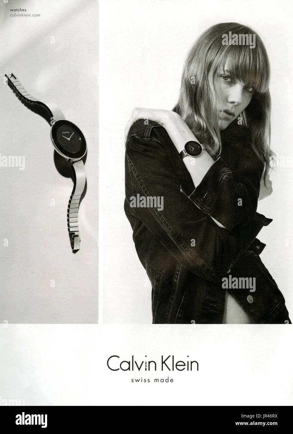 2010s UK Calvin Klein Magazine Advert Stock Photo - Alamy