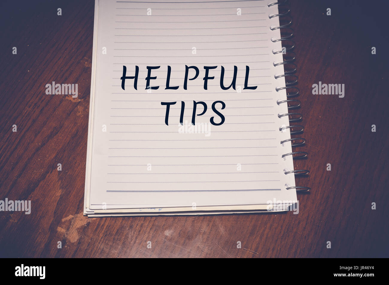 Helpful Tips written on white paper, business concept background Stock ...