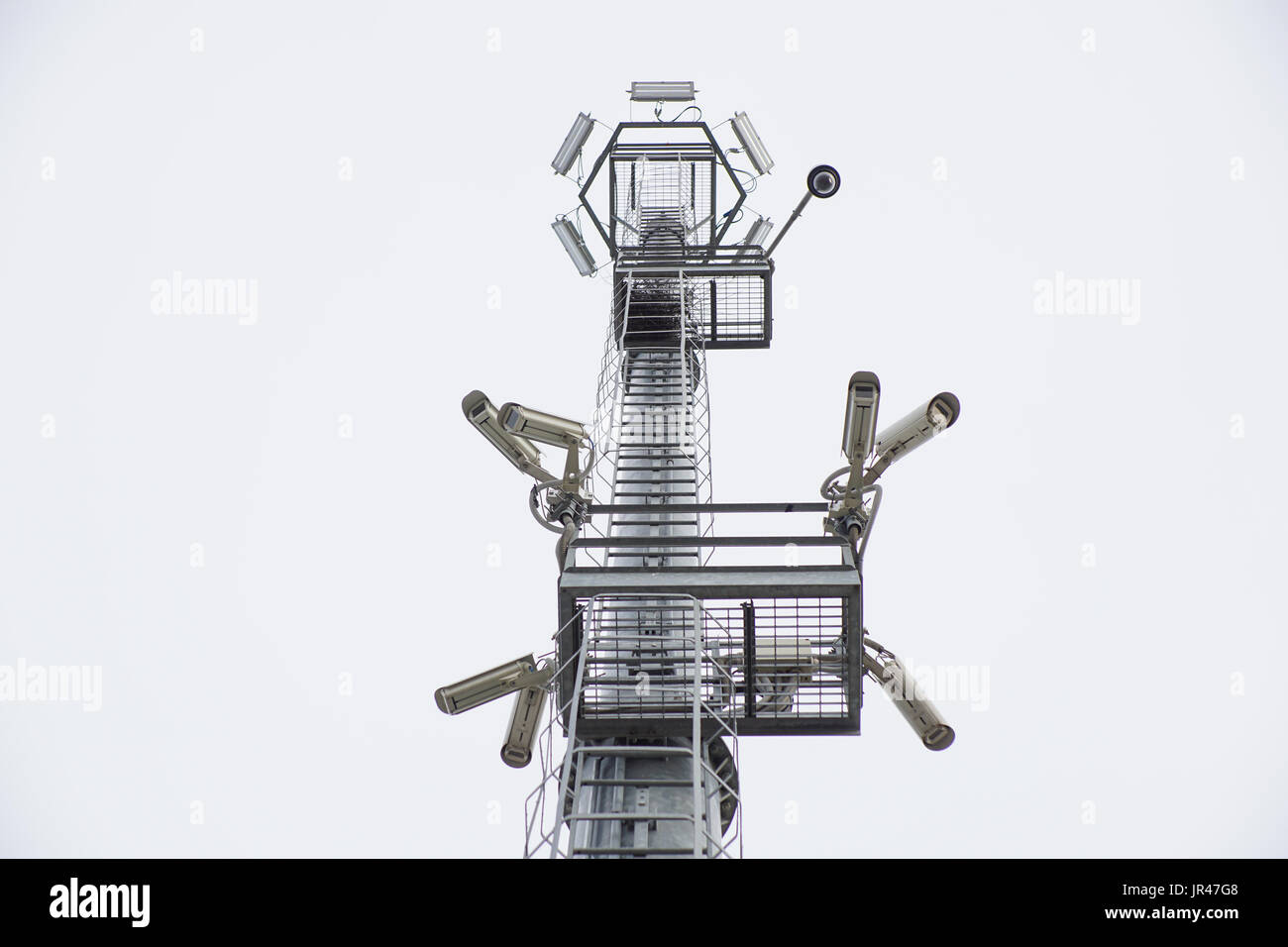 Security camera tower hi-res stock photography and images - Alamy
