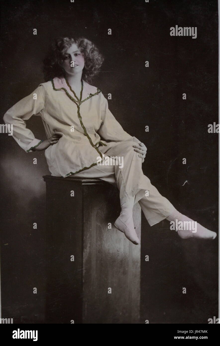 Miss Gabrielle Ray - Edwardian Actress Stock Photo - Alamy