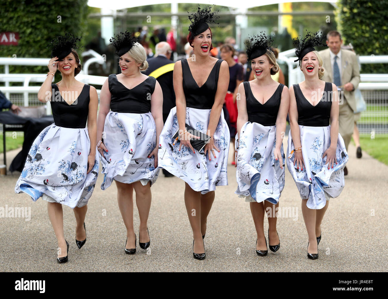 Musical group Elle and The Pocket Belles during Ladies Day of the Qatar ...