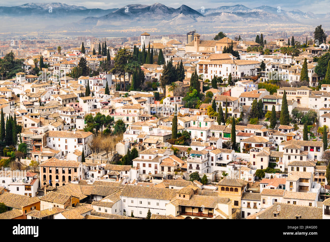 Granada aerial hi-res stock photography and images - Alamy