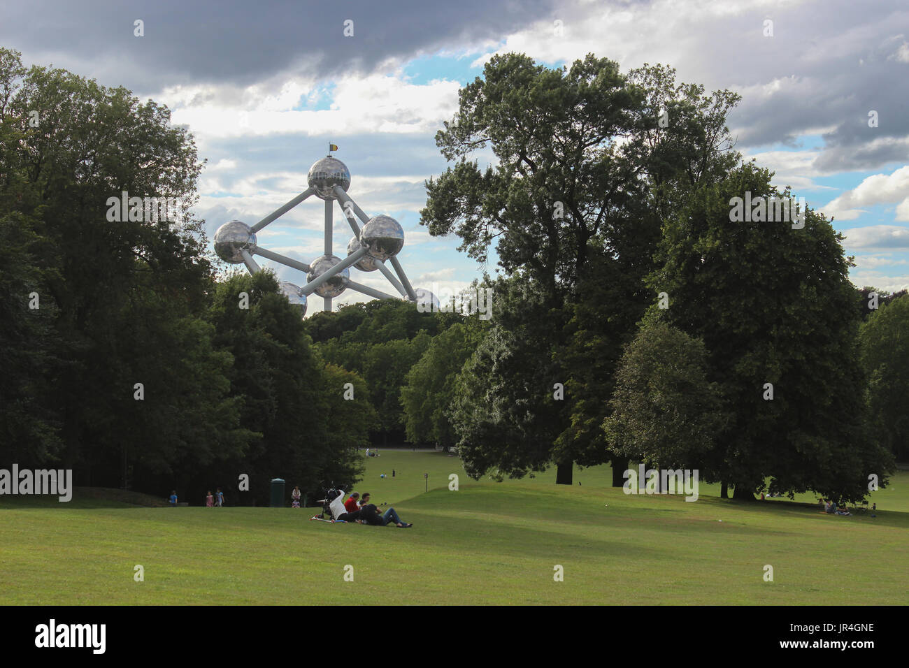 Atomium atomium park brussels bruxelles hi-res stock photography and ...