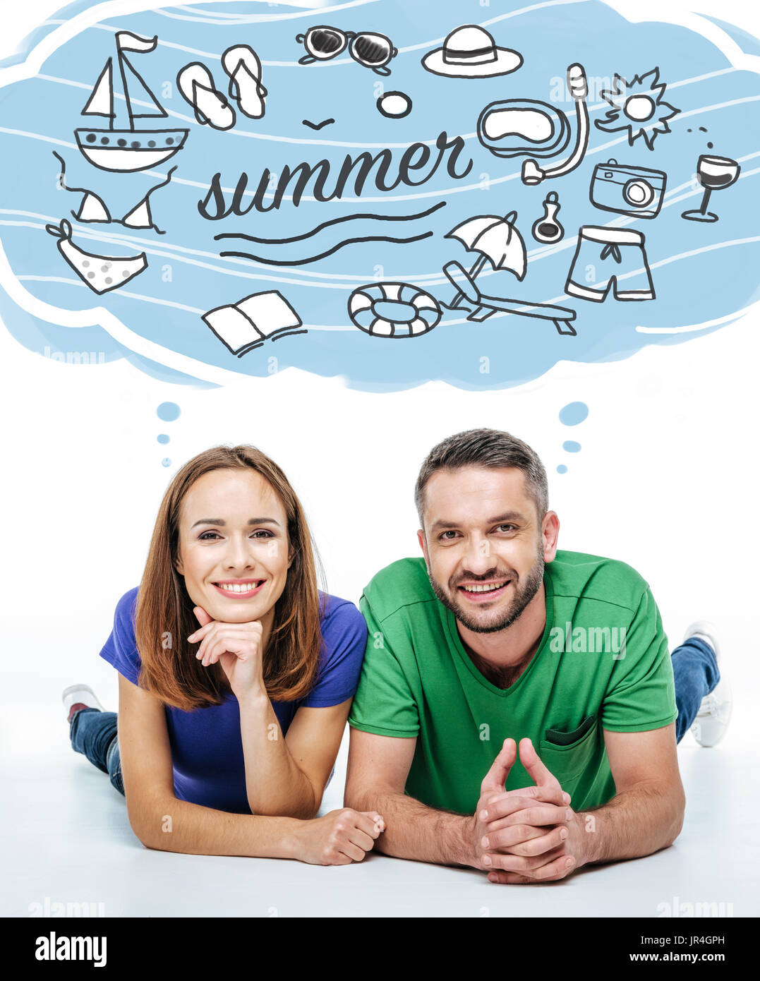 Couple thinking hi-res stock photography and images - Alamy