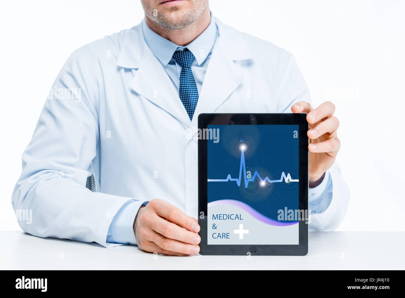 Doctor with digital tablet Stock Photo - Alamy