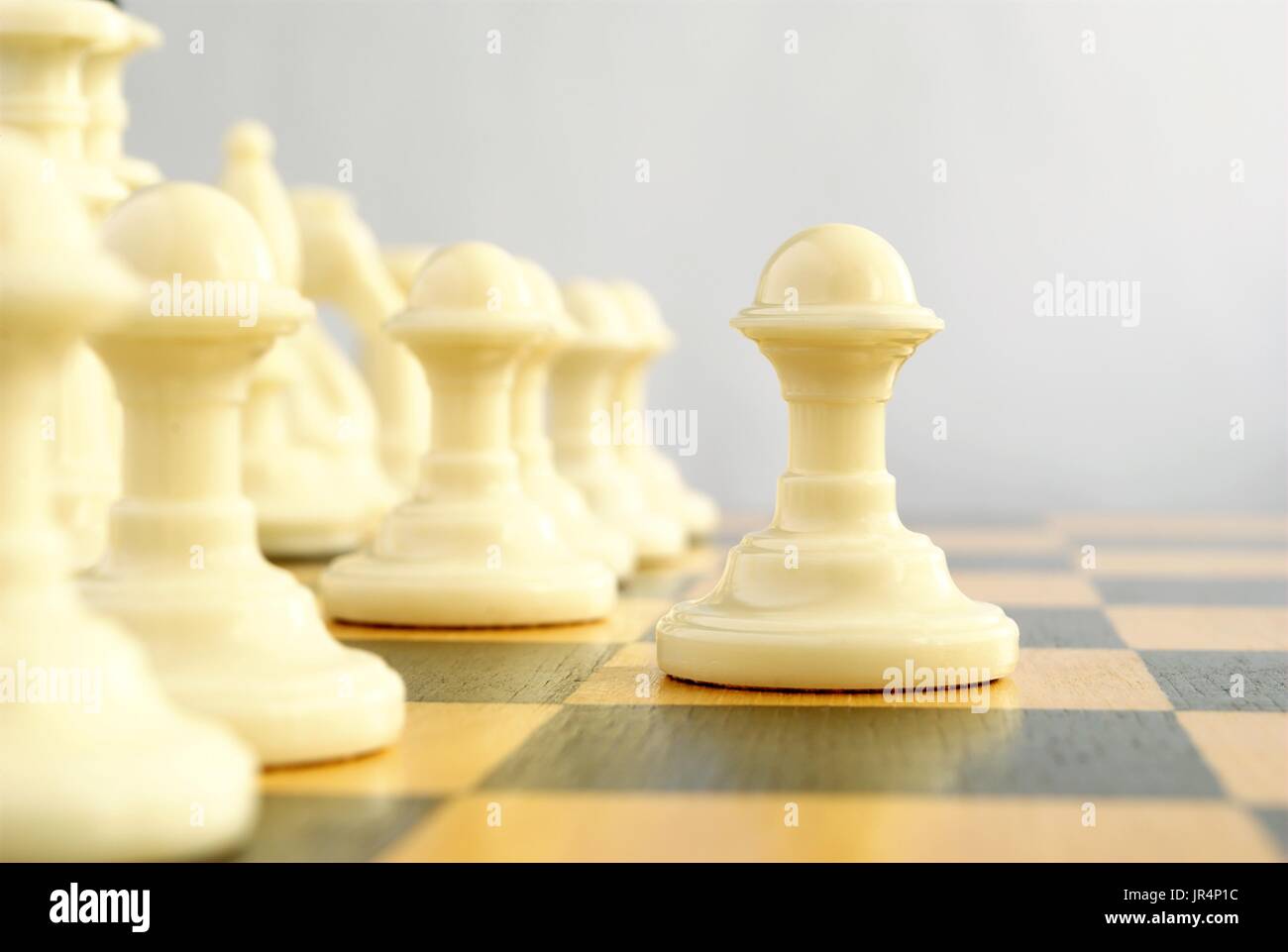 chess pieces on the board during the game Stock Photo - Alamy