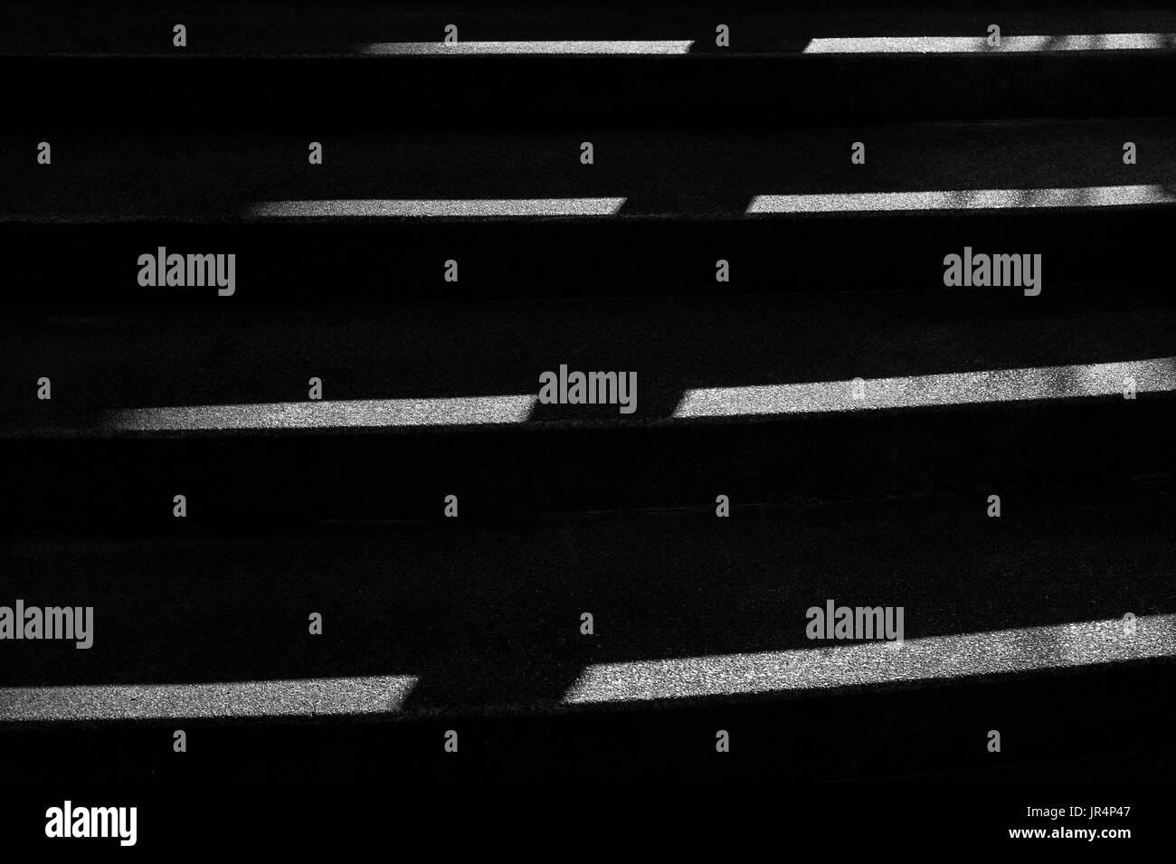 Black and White Image of Steps with high contrast and abstract Stock ...