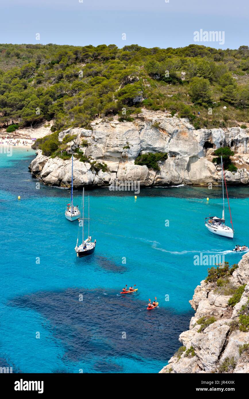 Cala Macarelleta, Minorca, Menorca, Spain Stock Photo - Alamy