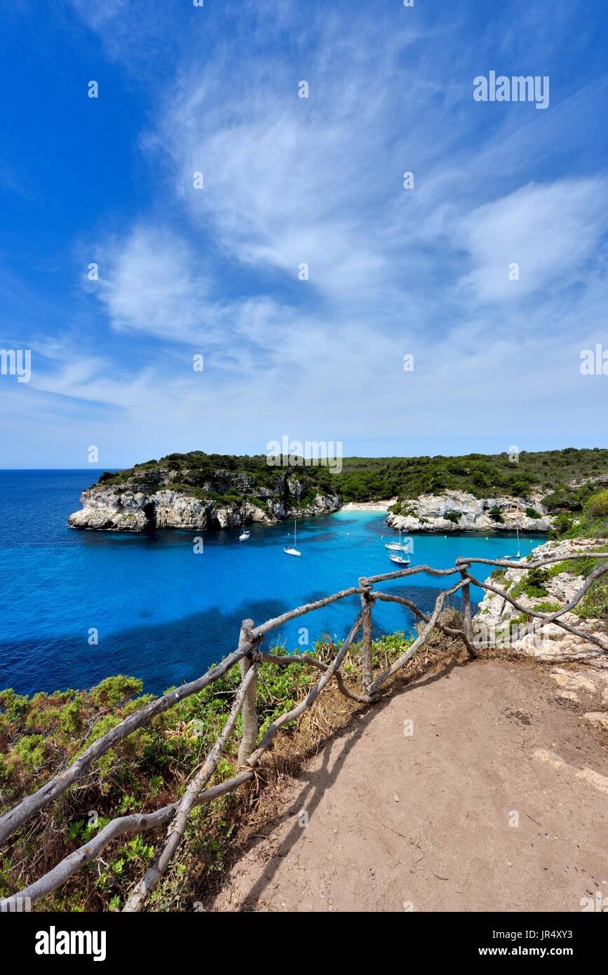 Cala Macarelleta, Minorca, Menorca, Spain Stock Photo - Alamy