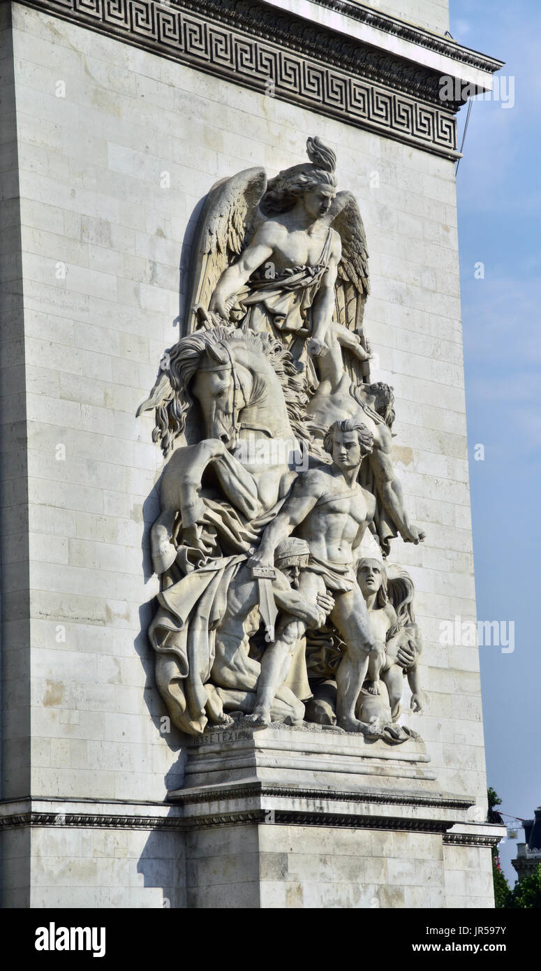 Arc de triomphe artwork hi-res stock photography and images - Alamy