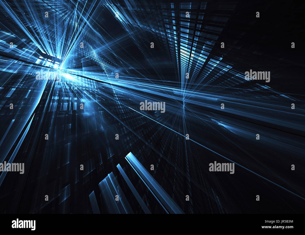 Abstract technology illustration, 3D illustration Stock Photo - Alamy