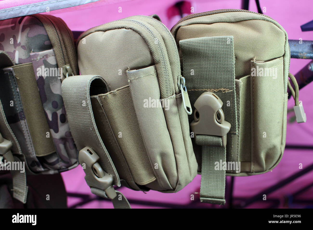pocket military bag Stock Photo - Alamy