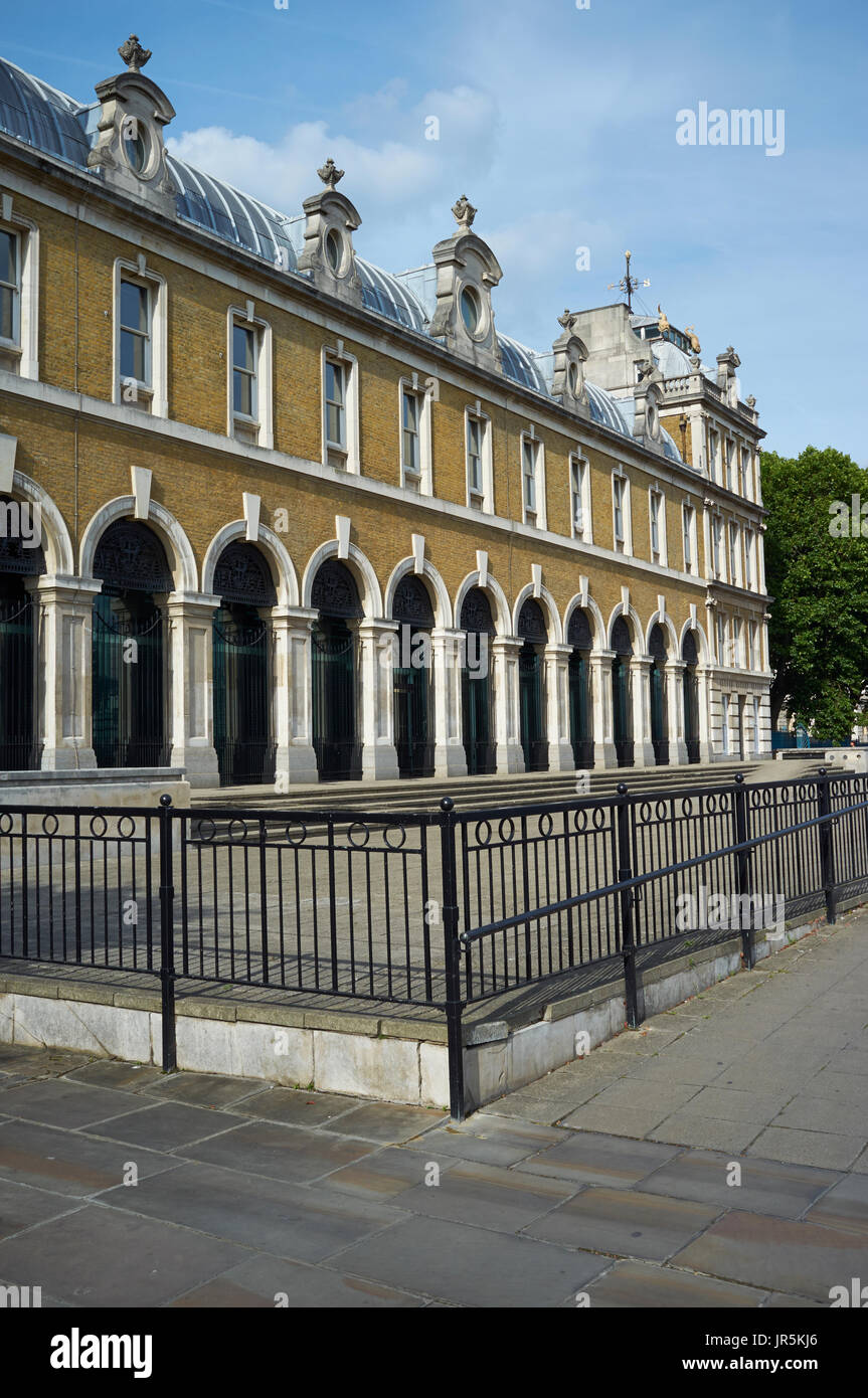 Old Billingsgate Market in the City of London. Built around 1875, the ...