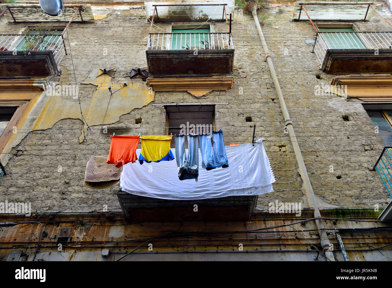 Washing on balcony hi-res stock photography and images - Alamy
