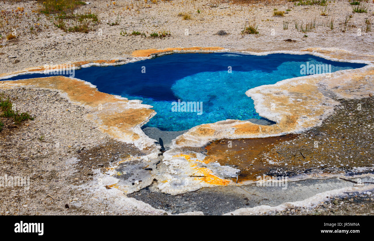 BLUE STAR SPRING. Pretty blue pool just behind Old Faithful ...