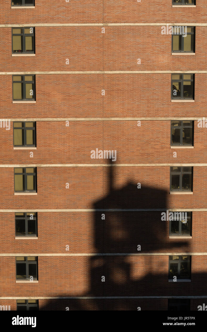 Early Morning Shadows on Apartment Building, NYC, USA Stock Photo - Alamy