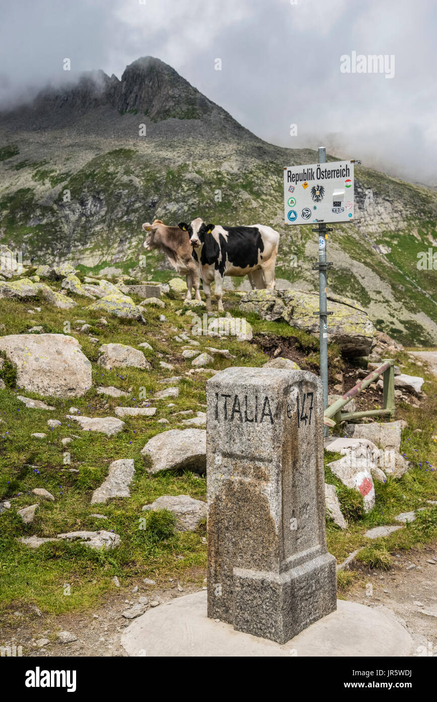 Austrian Italian Border High Resolution Stock Photography and Images ...