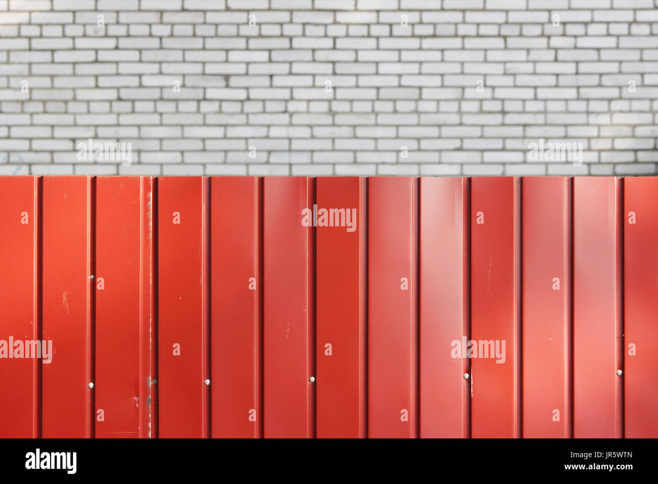 Red brick house security gate hi-res stock photography and images - Alamy