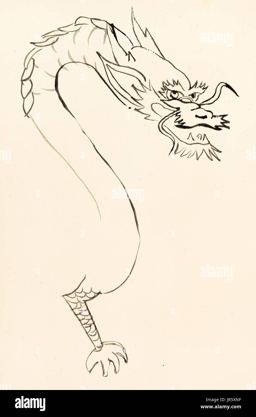 Pencil Drawings Of Chinese Dragons